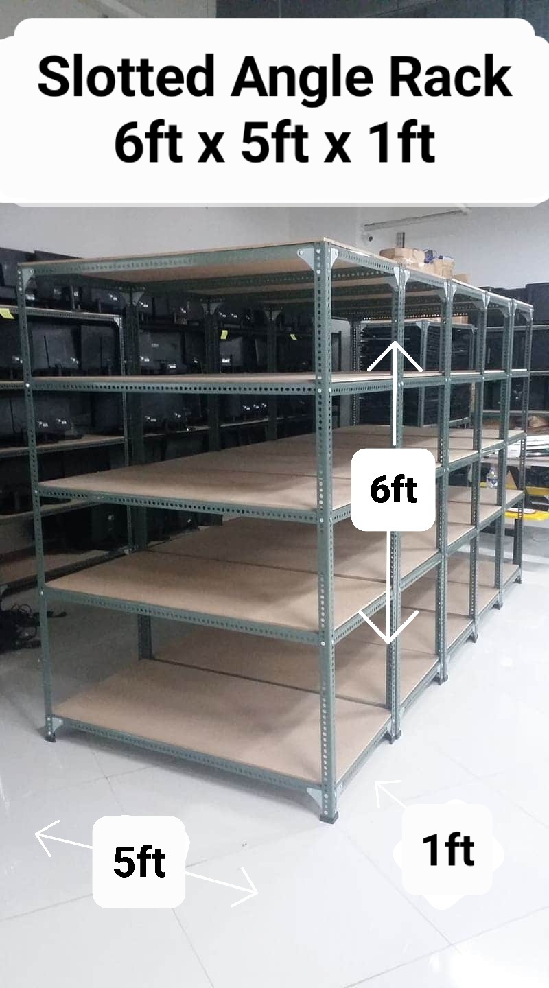 Slotted Rack - 6ft x 5ft x 1ft - 5 Layers | Lazada PH