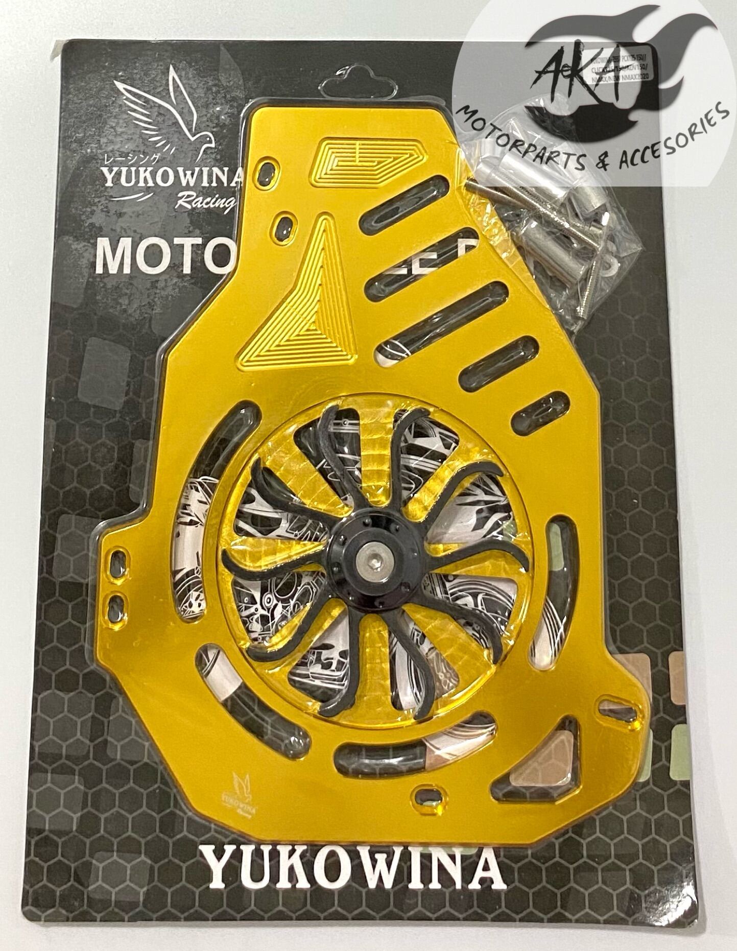 YUKOWINA 2937 RADIATOR COVER WITH SPINNER AND BOLTS NEW VERSION FOR ...