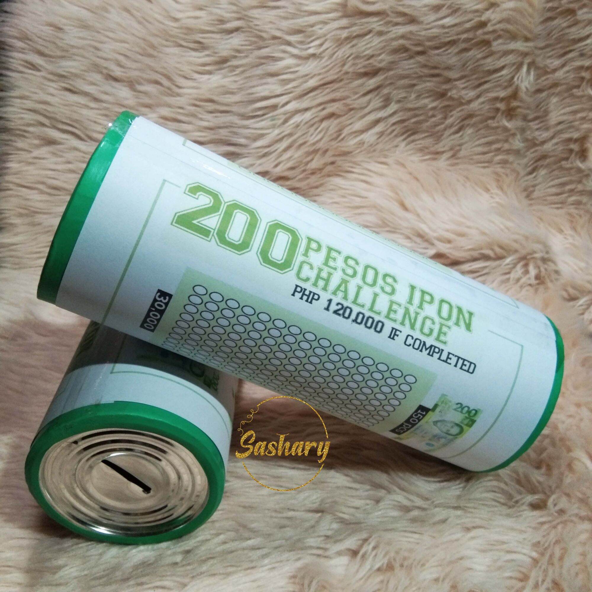 PAPER BILLS Alkansya ipon challenge (20, 50,100, 200, 500, 1000 ...