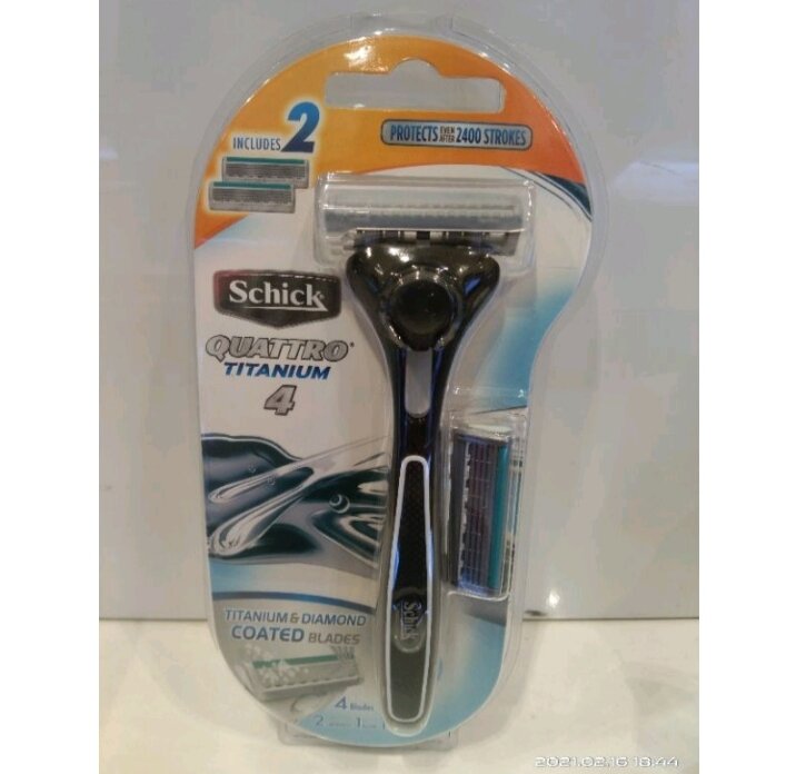 Schick Quattro titanium Razor | Lazada PH