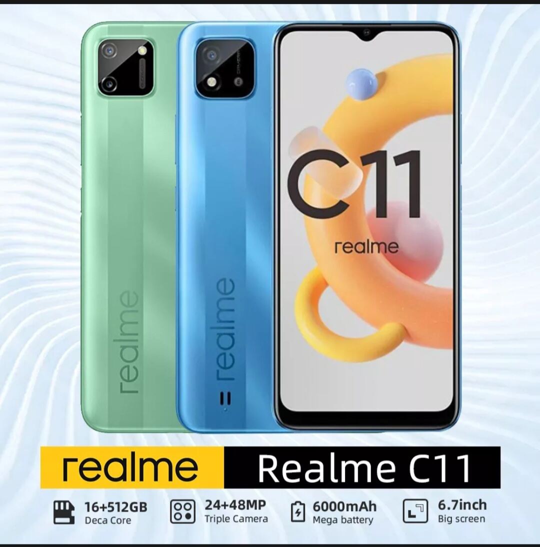 Realme C11 Original MobilesPhone big sale 2022 android smart Phone 16GB ...