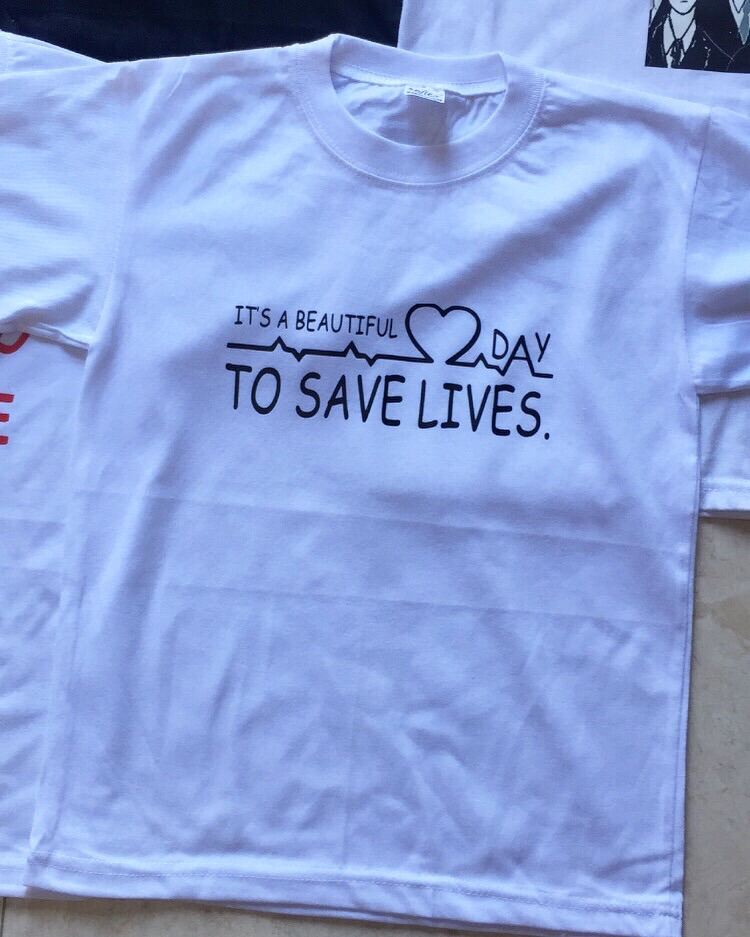 It’s A Beautiful Day To Save Lives Shirt | Lazada PH