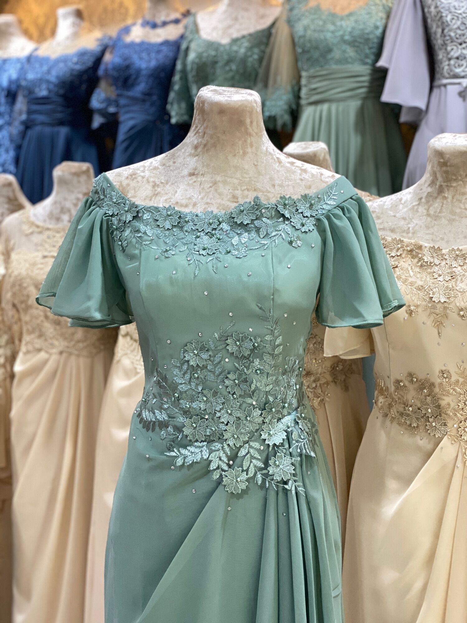 [S to 5X] (Mylene 2)Mother of the Bride Gown/ Ninang / Principal Sponsor STOCK | Lazada PH