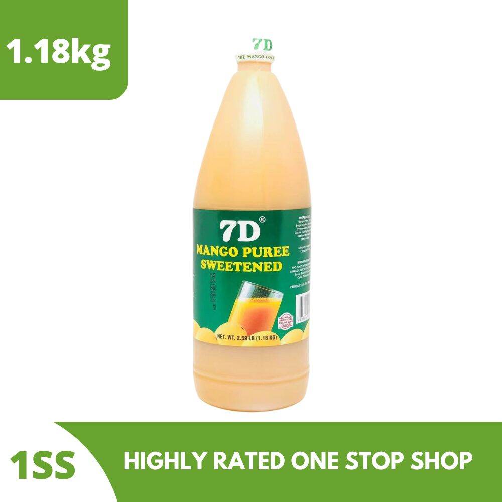7D Mango Puree Sweetened, 1.8kg | Lazada PH