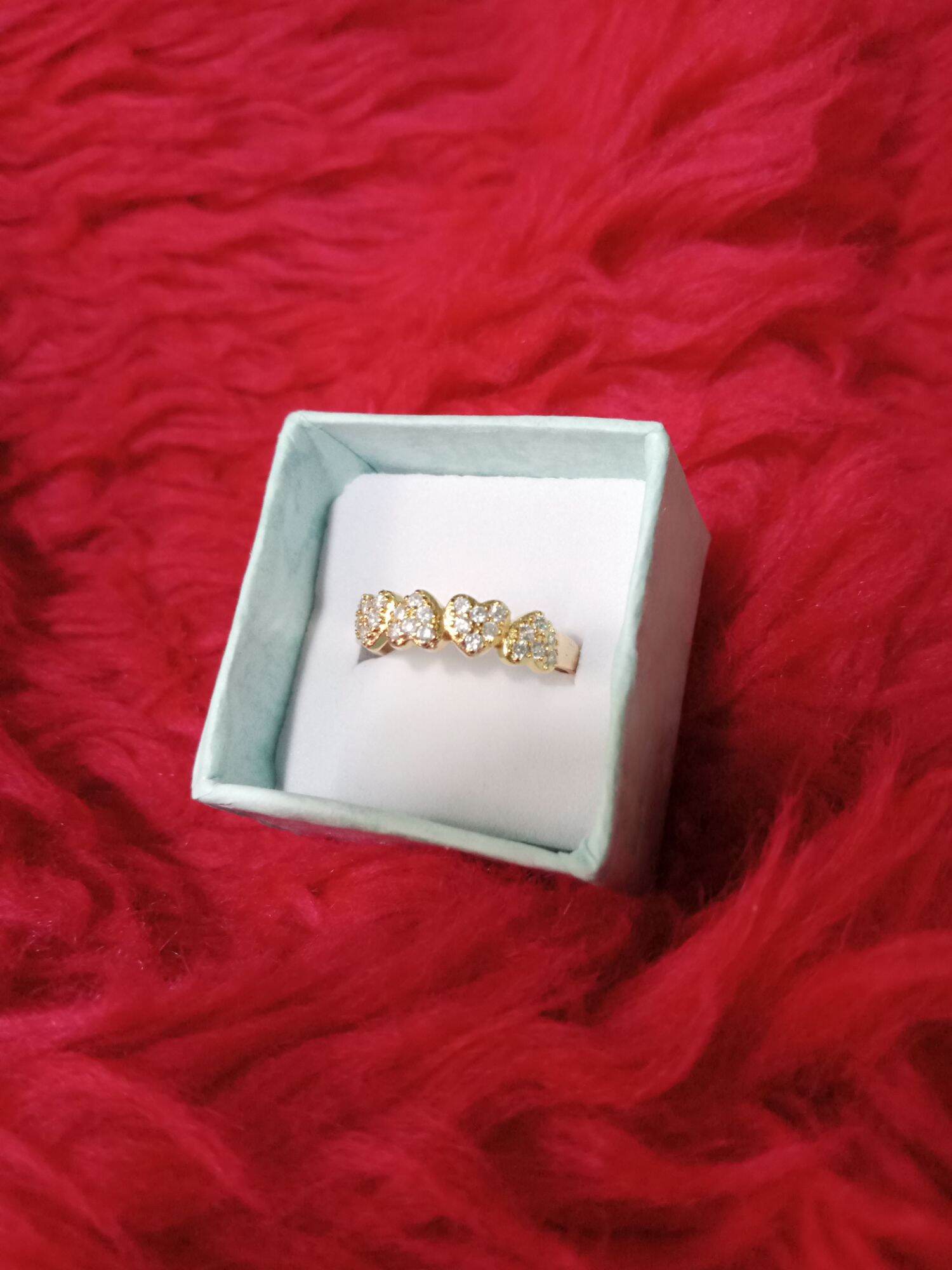 18k Heart Ring | Lazada PH: Buy sell online Rings with cheap price ...