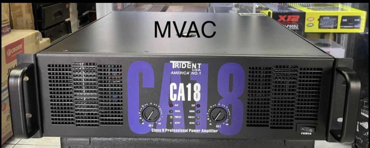 Trident/Imix CA-18 Power Amplifier ( 1100 Watts x 2 ) | Lazada PH