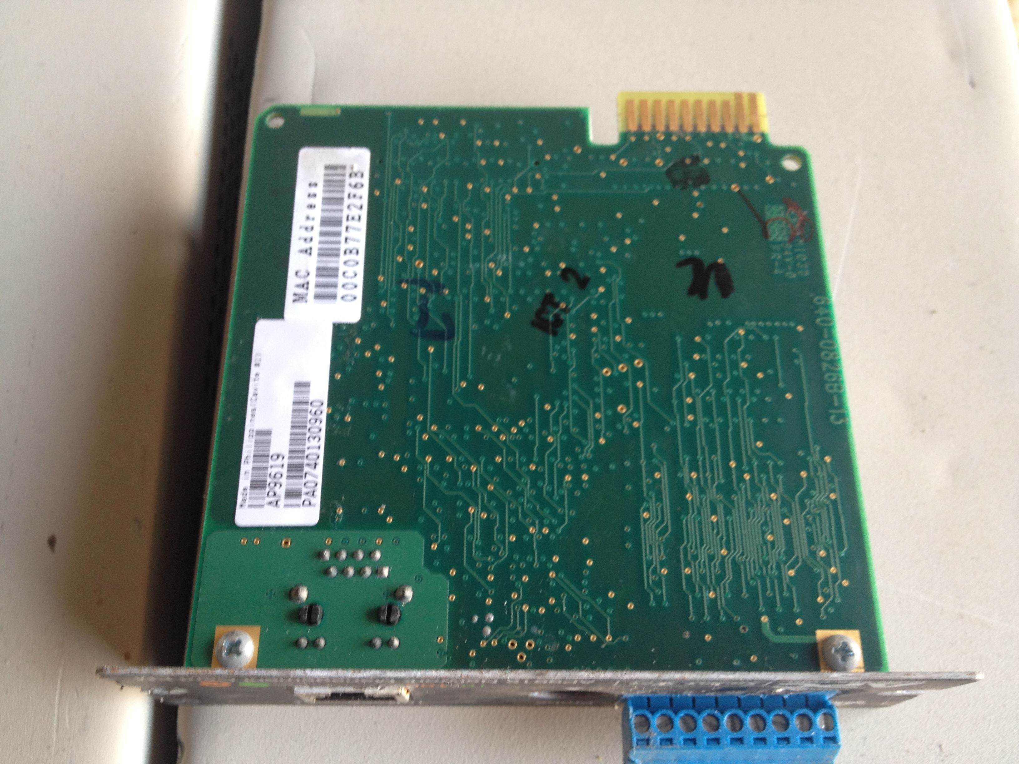 Ap9619 Network Management Card for APC UPS (Uninterrupted Power Supply ...