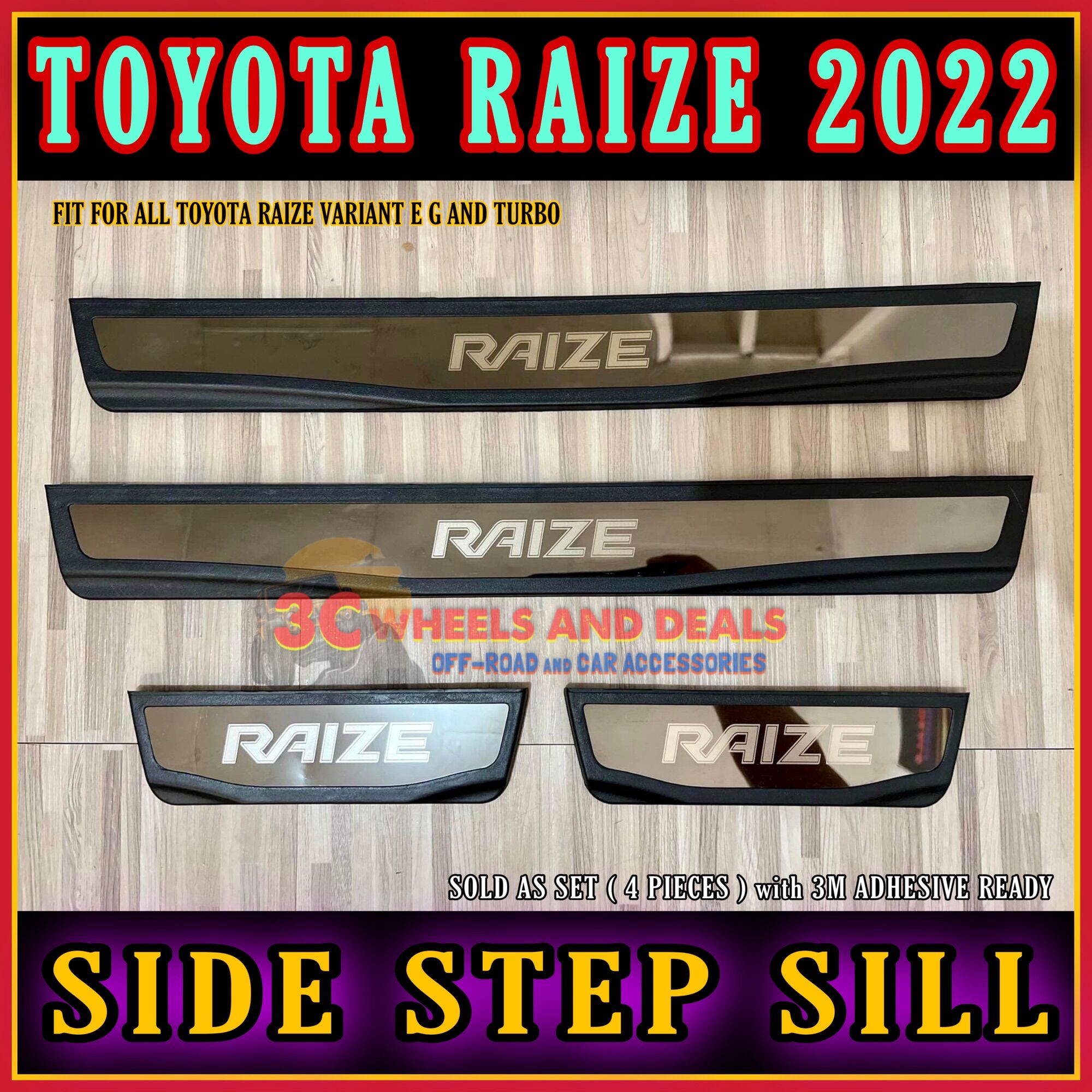 TOYOTA RAIZE 2022 SIDE STEP SILL | Lazada PH