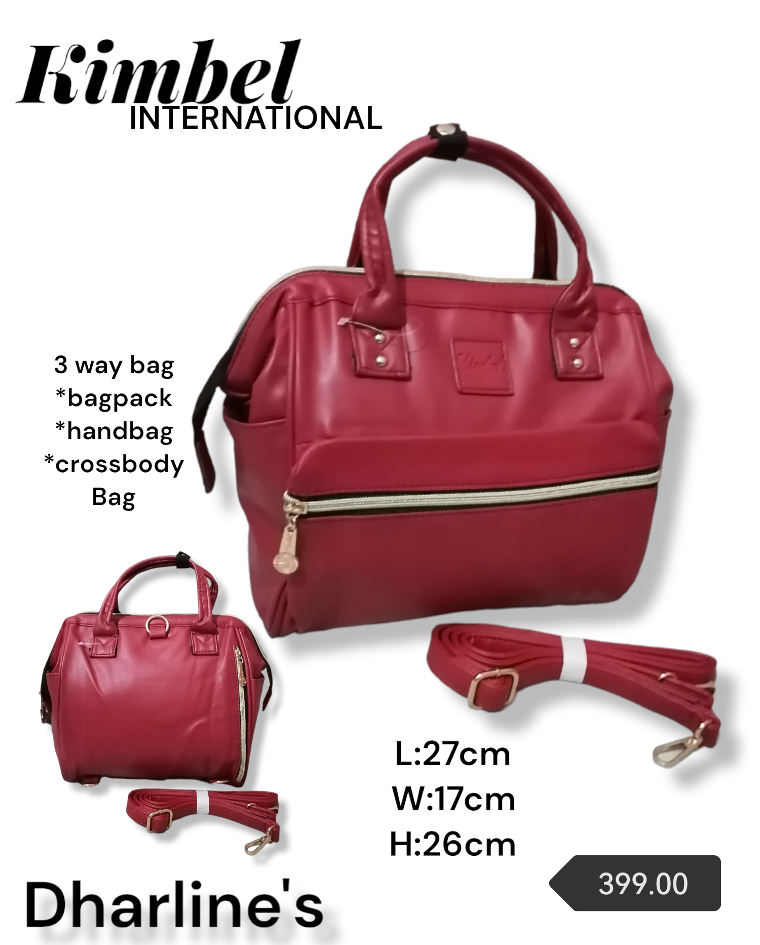 original kimbel international bag | Lazada PH