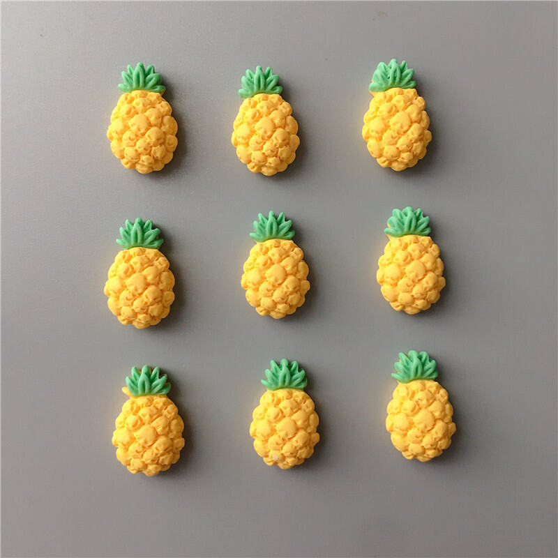 Fruit Refrigerator Magnet Creative Cute Mini Pineapple Carrot Mushroom ...
