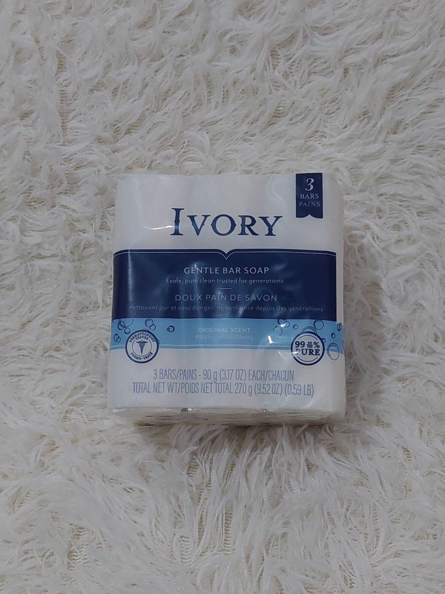 Ivory Gentle Bar Soap - 3 bars per pack | Lazada PH