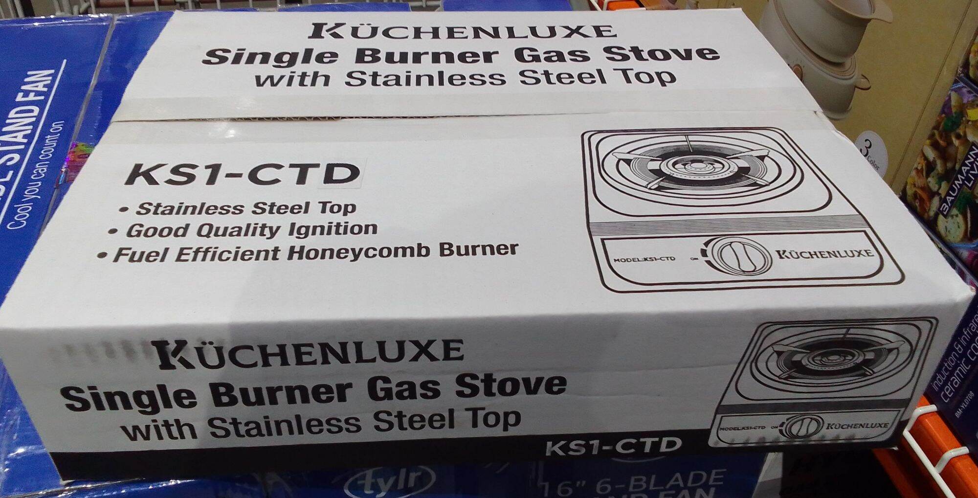 KUCHENLUXE STAINLESS STEEL SINGLE BURNER GAS STOVE MODEL: KS1-CTD ...