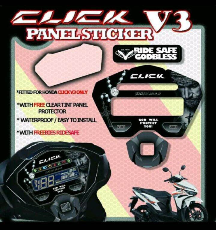 HONDA CLICK V3 PANEL STICKER/PANEL STICKER CHARACTER/PANEL STICKER ...