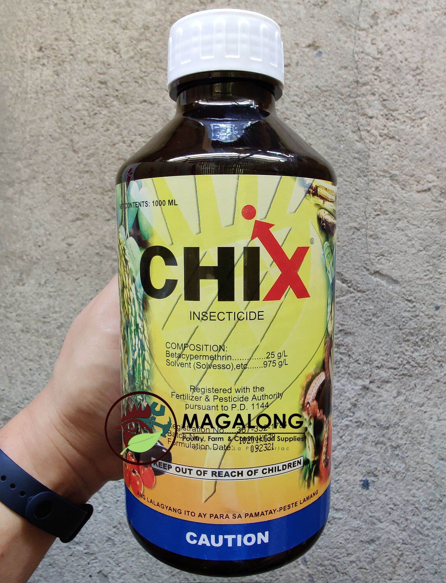 CHIX INSECTICIDE - BETA CYPERMETHRIN, SOLVENT - INSECT KILLER ...