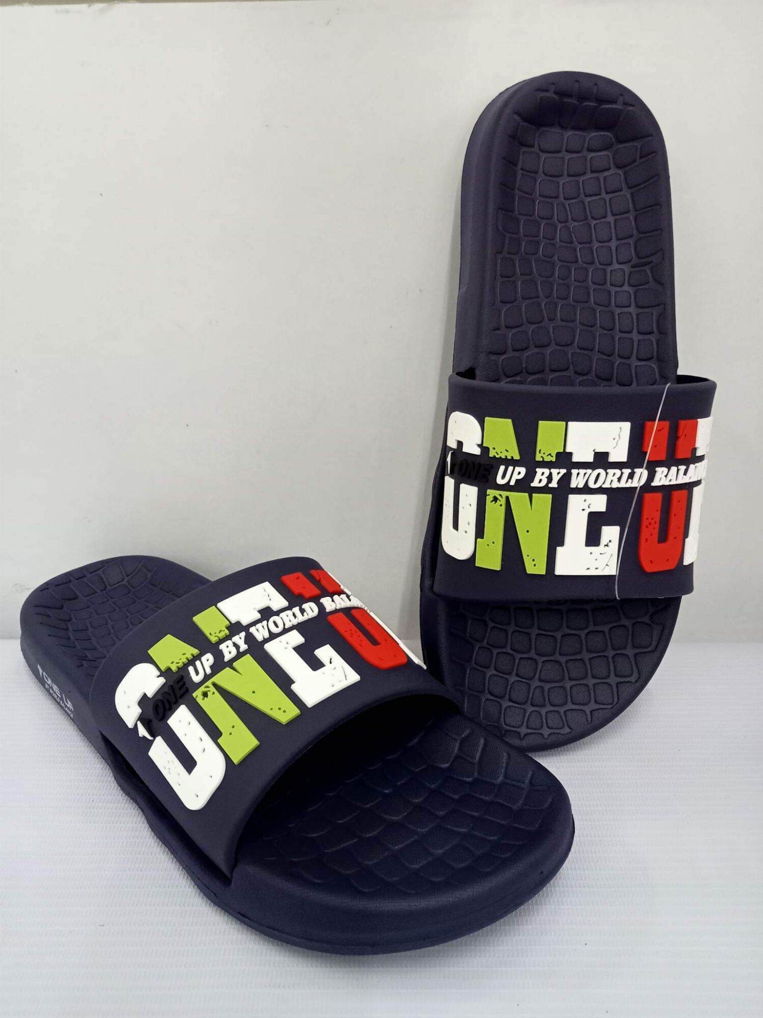 ONE UP By World Balance CHIEF SLIDER for men's slipper | Lazada PH