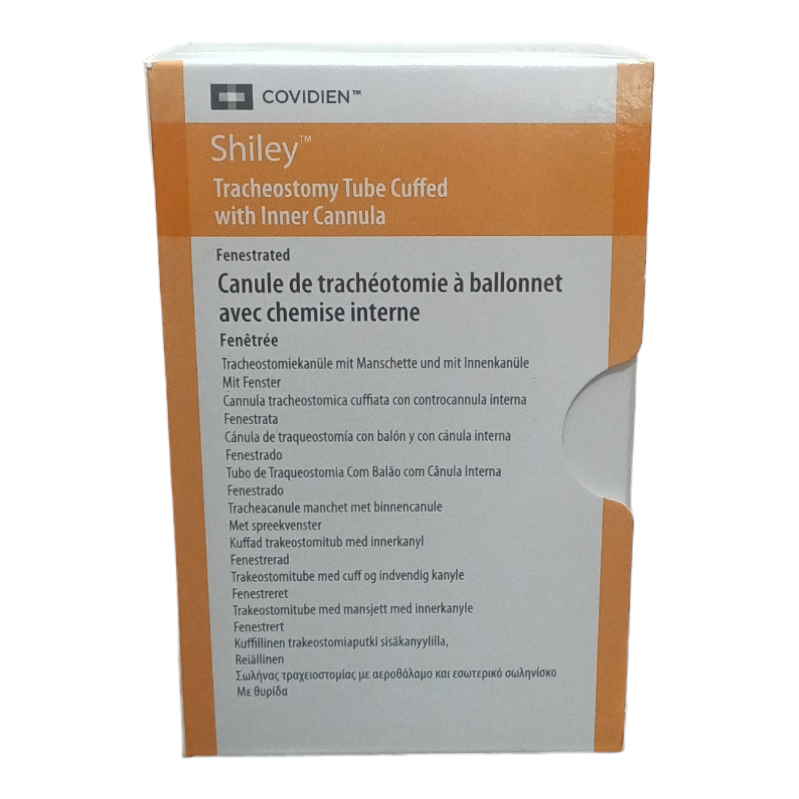 Shiley 8 Fenestrated Tracheostomy Tube Cuffed With Inner Cannula ...