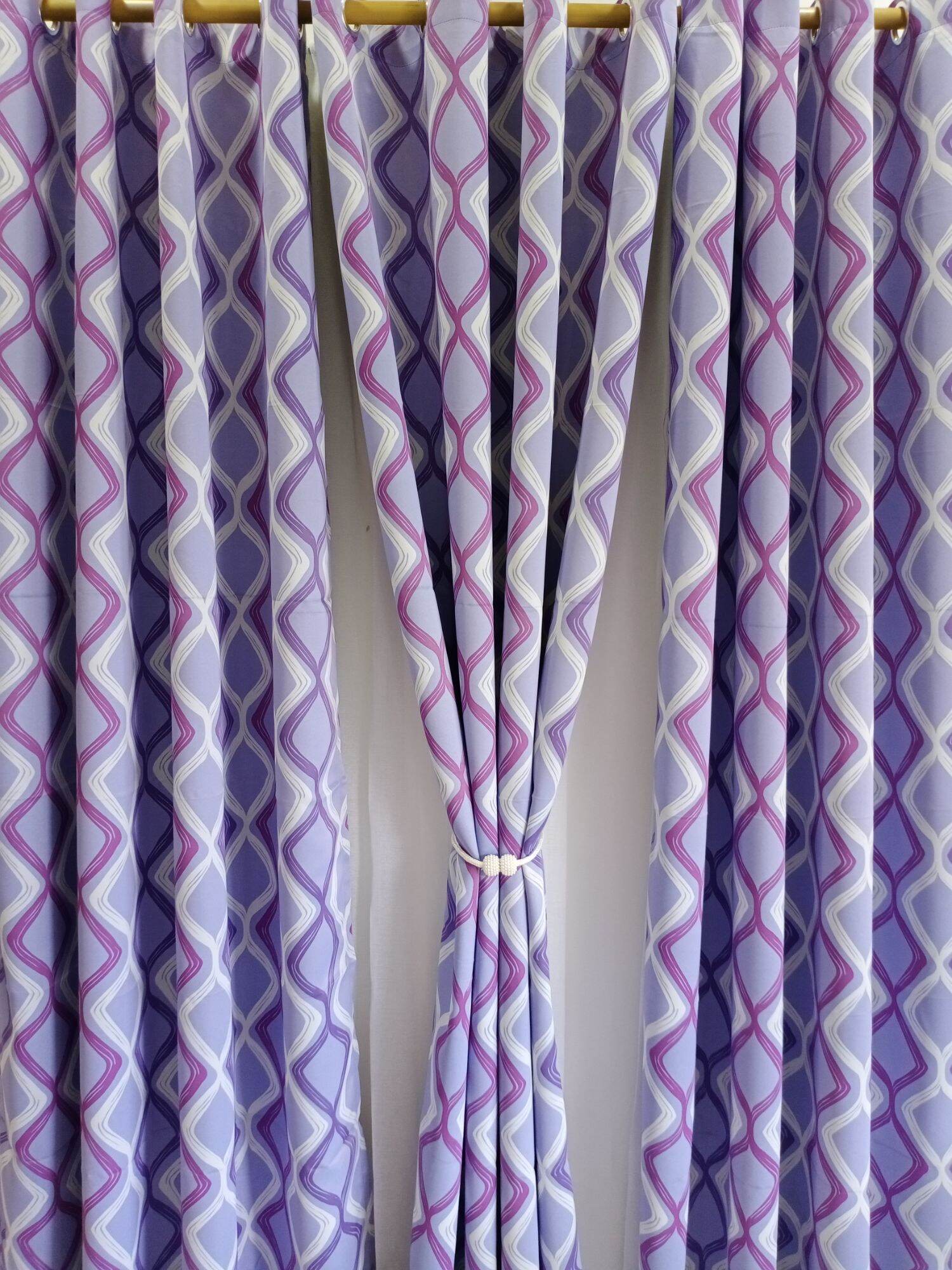 Curtains - Elegant Korean Fabric/ Maroon /3IN1 | Lazada PH