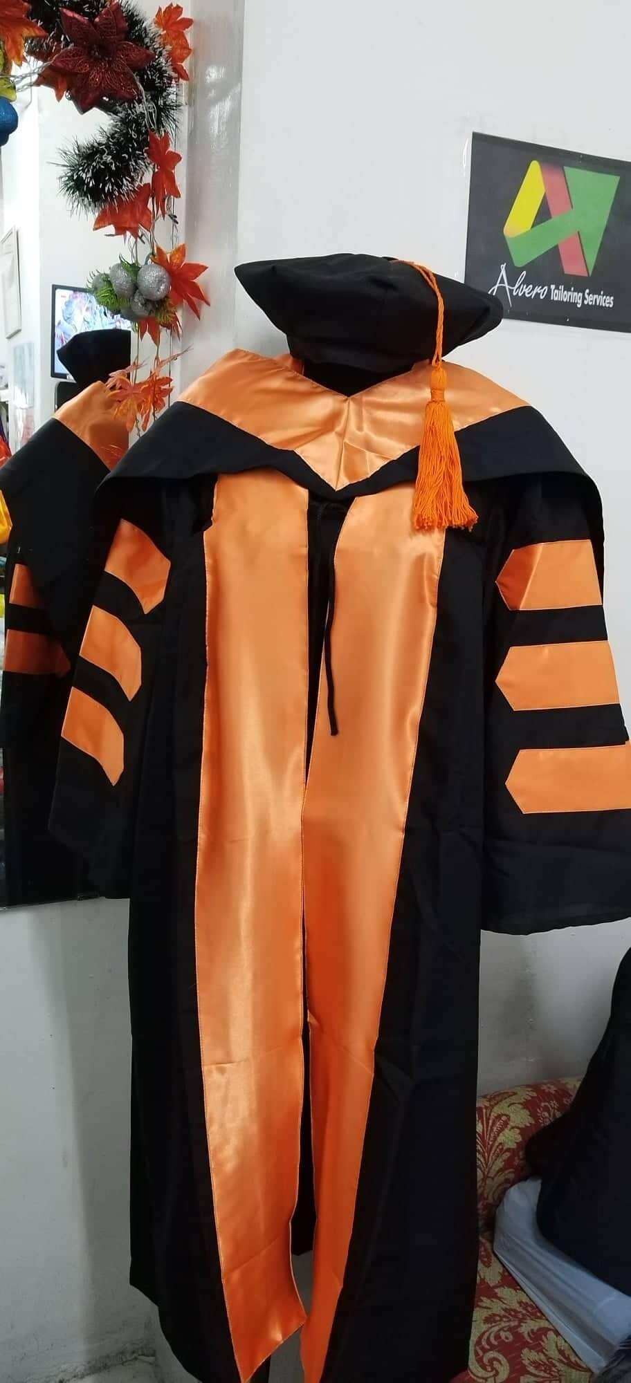 Doctorate Graduation costume, Toga hood beret for sale | Lazada PH