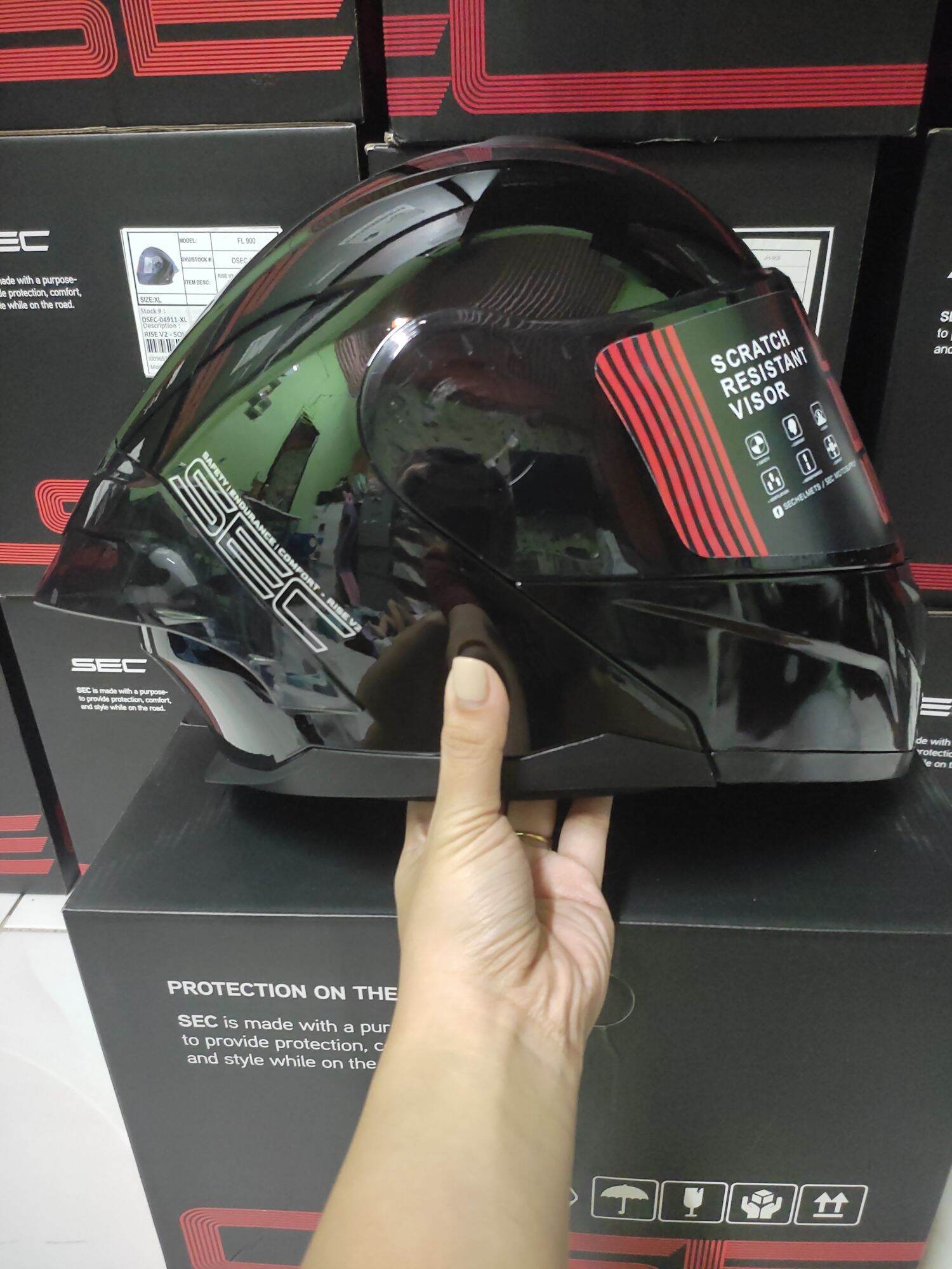 SEC RISE V2 MODULAR HELMET | Lazada PH