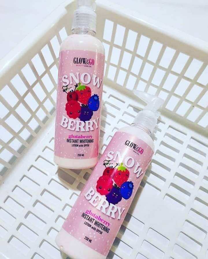 Snowberry Instant Whitening Lotion with SPF 50 by Glow and Go Beauty ...