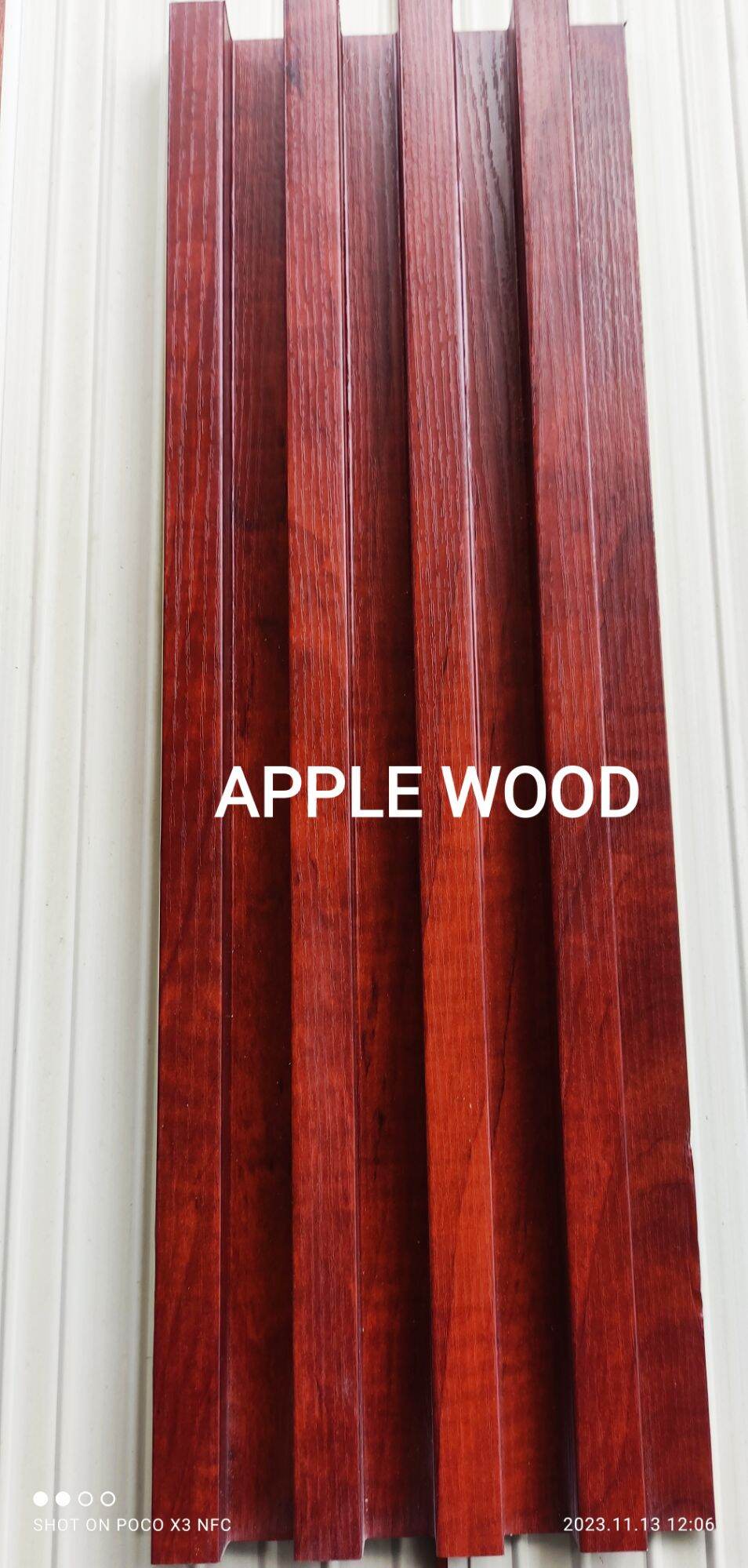 WPC wall panels fluted panel interior/exterior panel cladding 100cm*16 ...