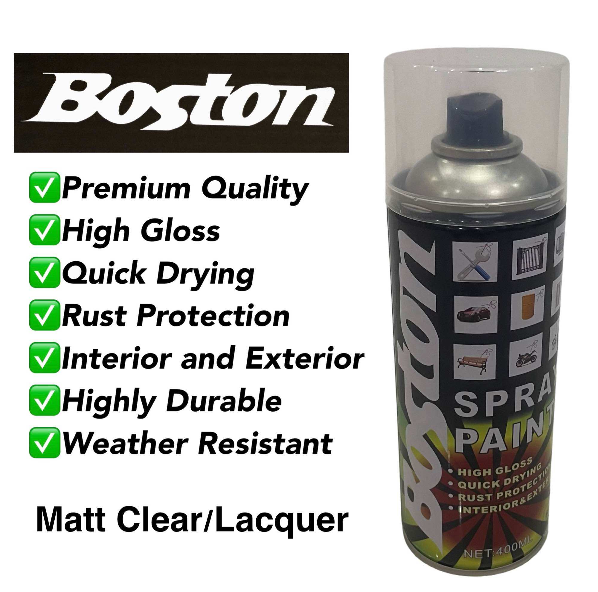 Acrylic Spray Paint Boston 400ml | Lazada PH