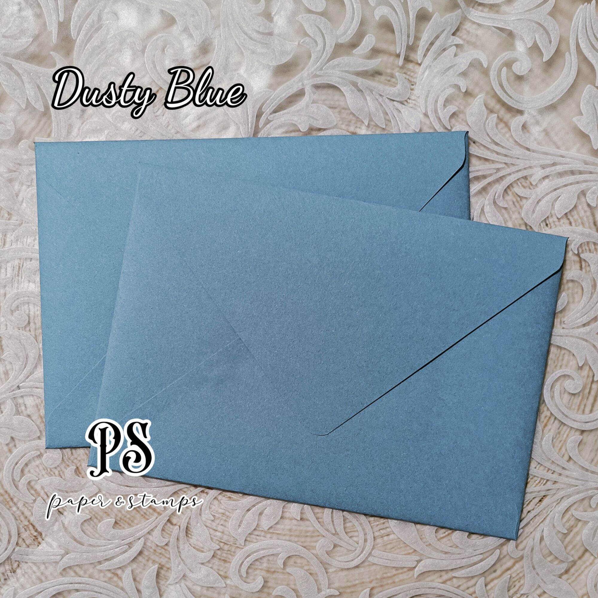 Invitation Envelope (10pcs) Dusty Blue, Midnight Blue, Blue ...