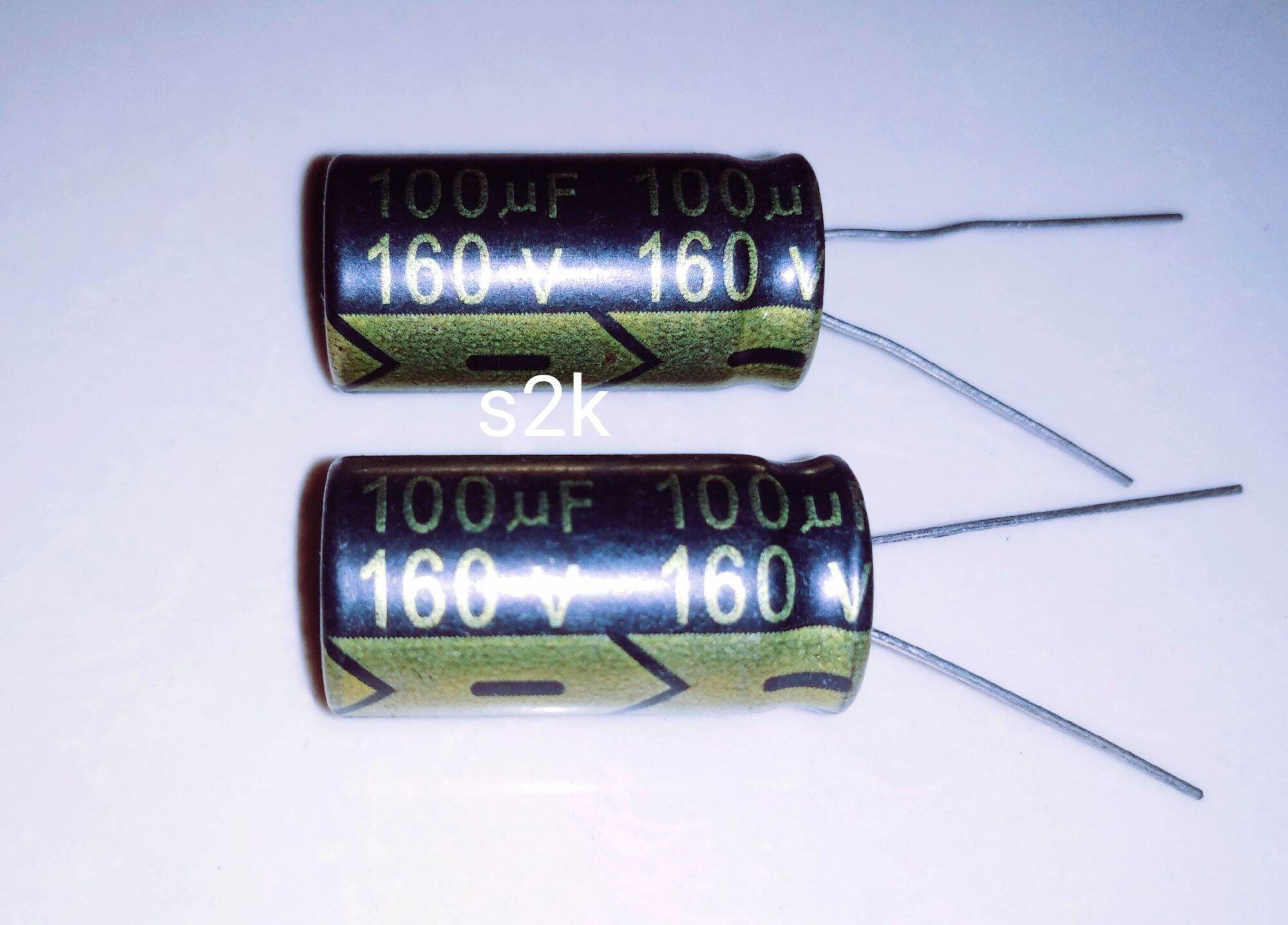 160v 100uf electrolytic capacitor~2pcs | Lazada PH