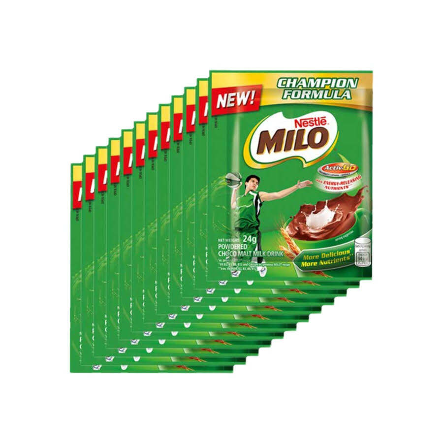 Milo Powdered Choco Malt Milk Drink 24G Pack Of 12 | FAST DELIVERY ...