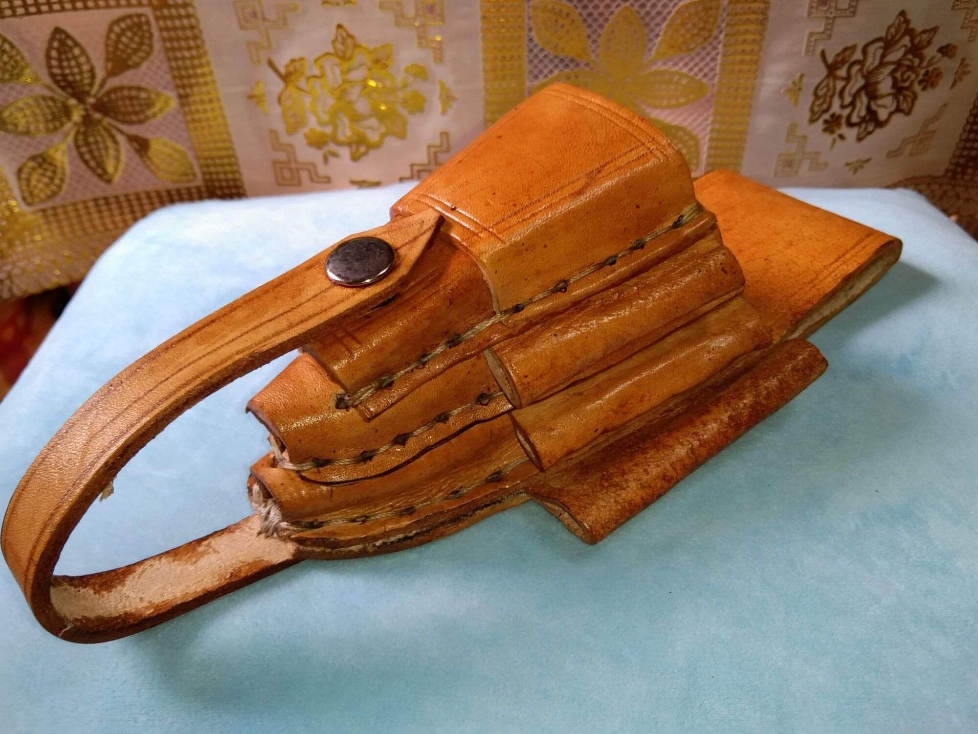 Pure Leather Electrician Holster With Electrical Tape Holder (Design 2 ...