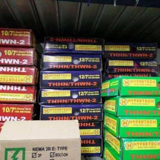 Hypertech thhn stranded electric wire 150m sold per roll : #14/7, #12/7 ...