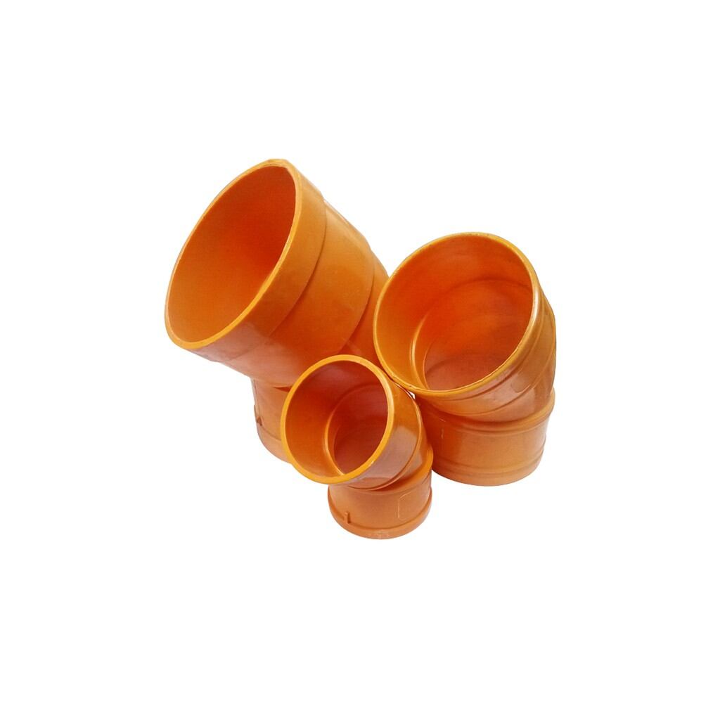PVC ORANGE SANITARY ELBOW 4" X 45° (1/8bend) ATLANTA/EMERALD | Lazada PH