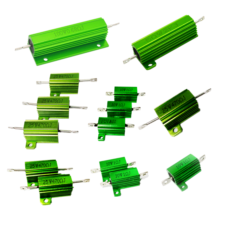 Rx24 Green Metal Aluminum Case Resistor... Spot Supply Resistance ...