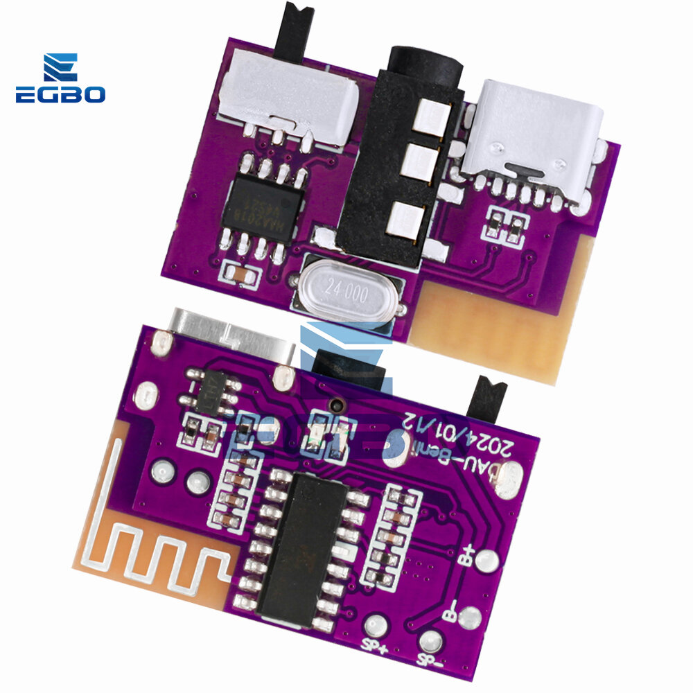 1~2PCS TWS DC3.5V-5V 5W Bluetooth compatibe 5.4 Mono Amplifier Decoder ...