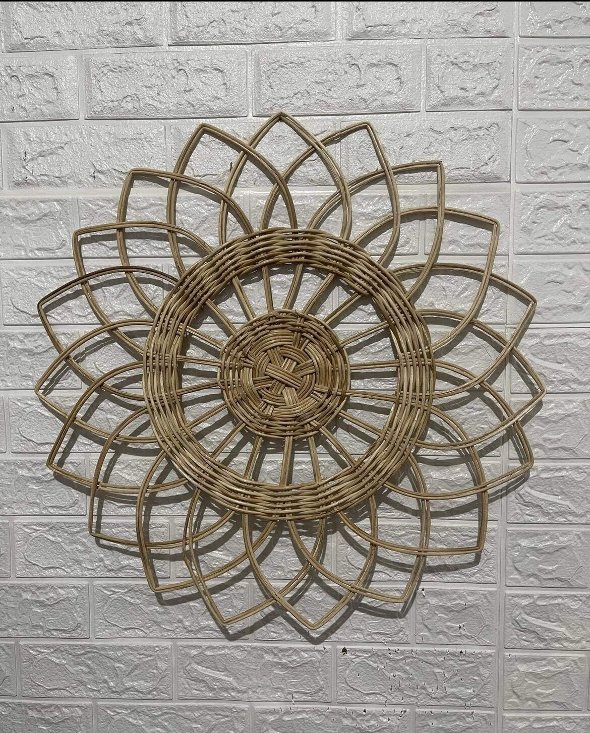 Big Size Rattan Wall Accent | Wall Decor | Boho | Minimalist | Native ...