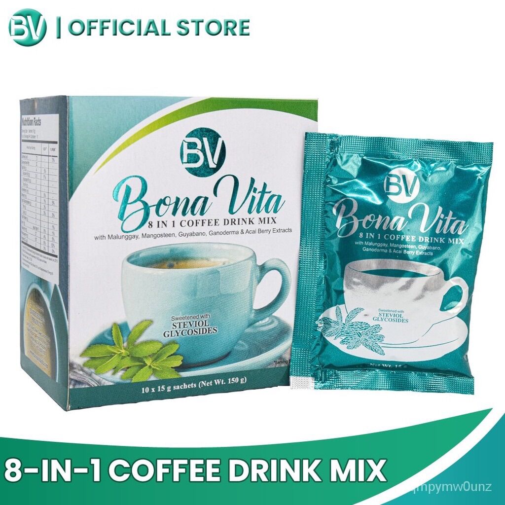 Bonavita 8-in-1 Coffee All Natural with Mangosteen Guyabano Malungay ...