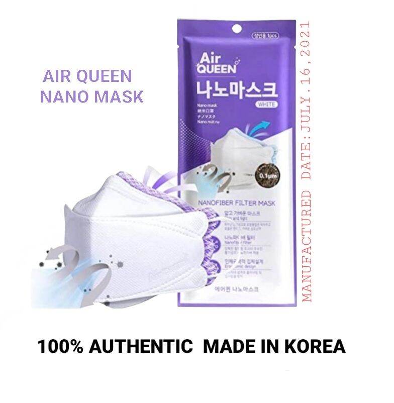 (10 pcs) AirQueen mask White / Air queen Nanofiber filter Mask | Lazada PH
