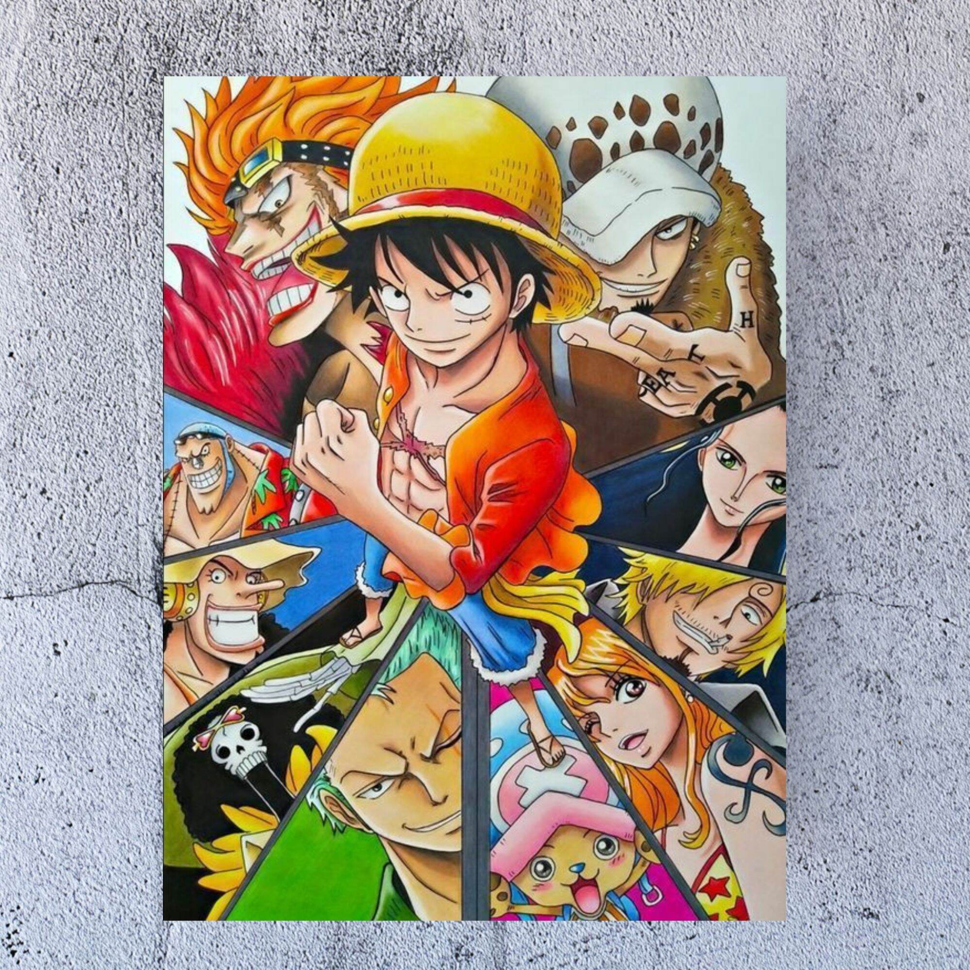 One piece A4 Size Wallpaper Poster | Lazada PH