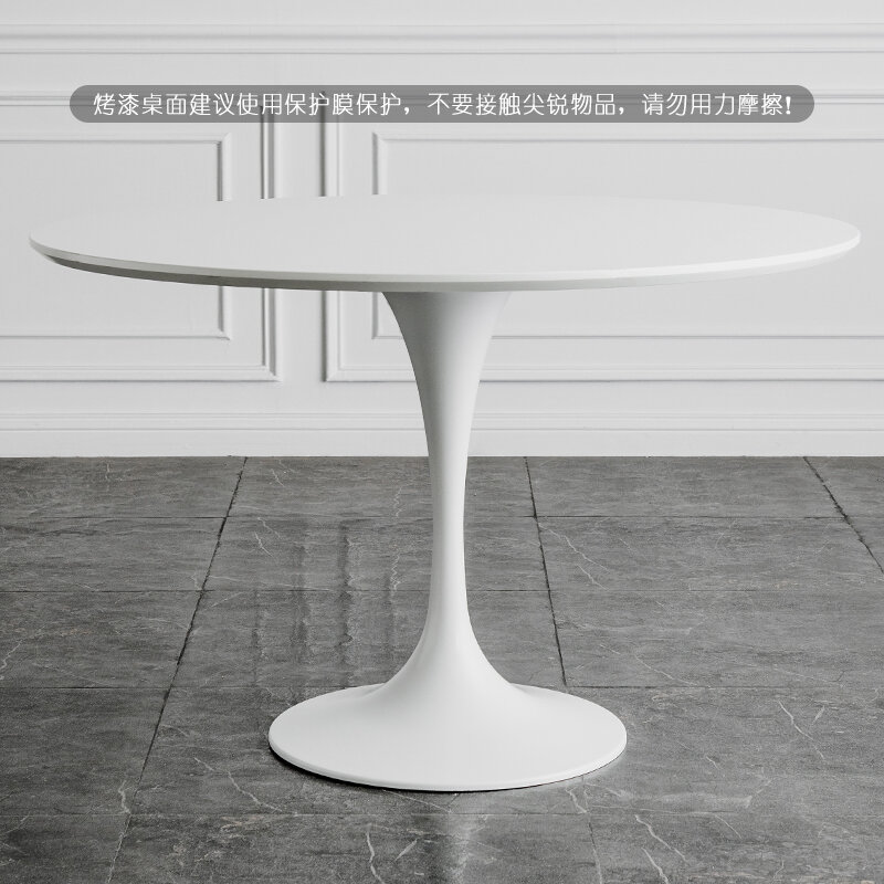 Scandinavian Accessible Luxury Household Dining Table round Solid Wood ...