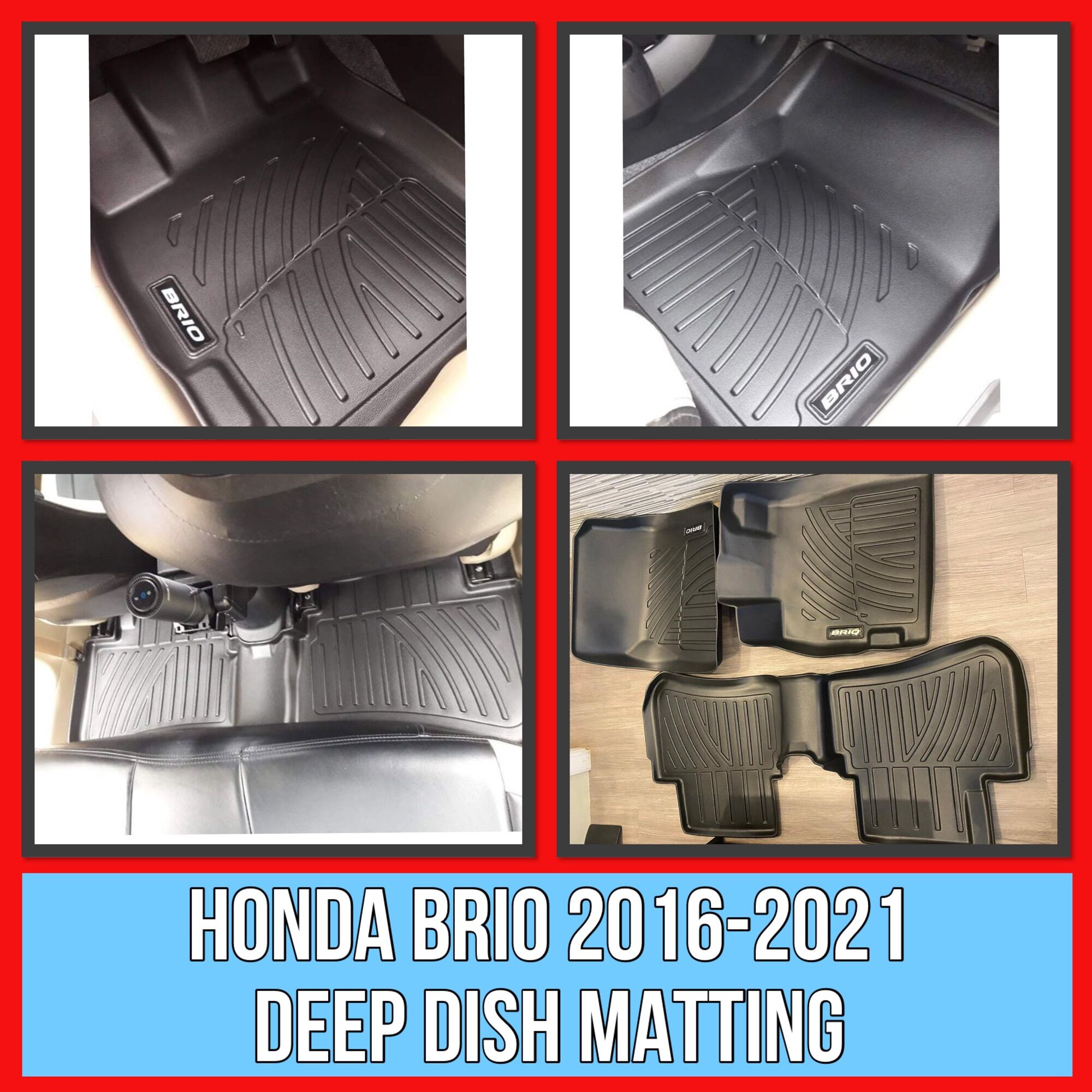 HONDA BRIO 2016-2021 DEEP DISH MATTING | Lazada PH