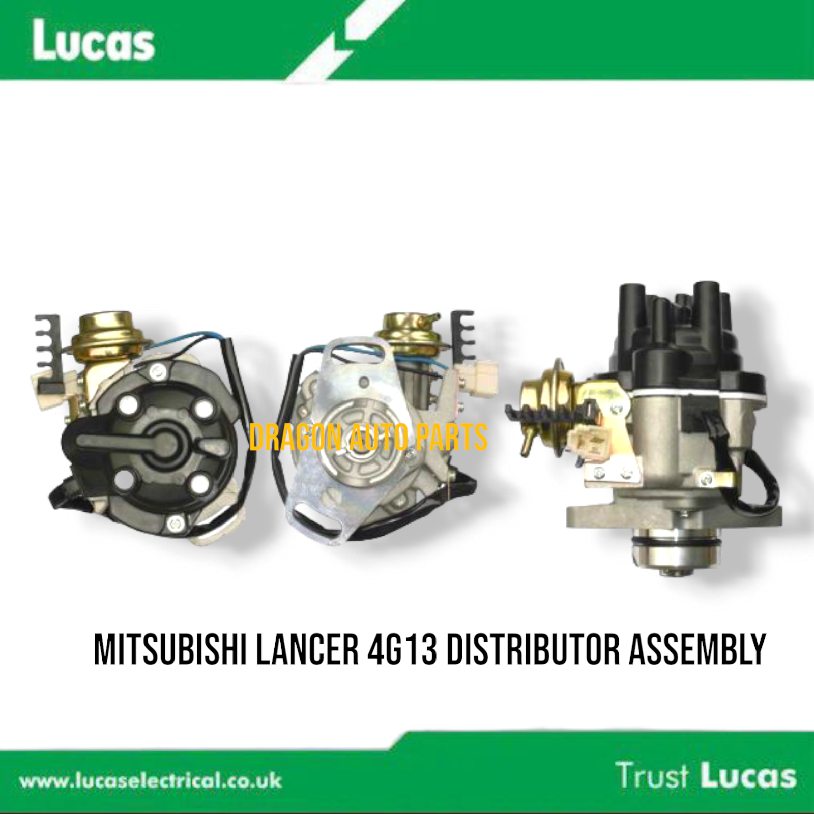 Lucas Distributor Assembly for Mitsubishi Lancer 4G13 /4G15 Carburetor ...