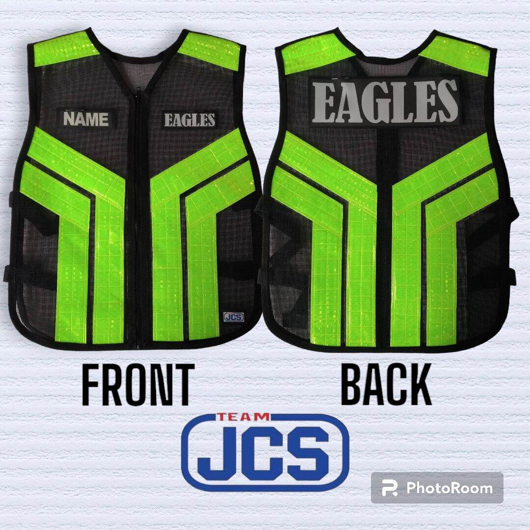 Eagles vest reflectorized | Lazada PH