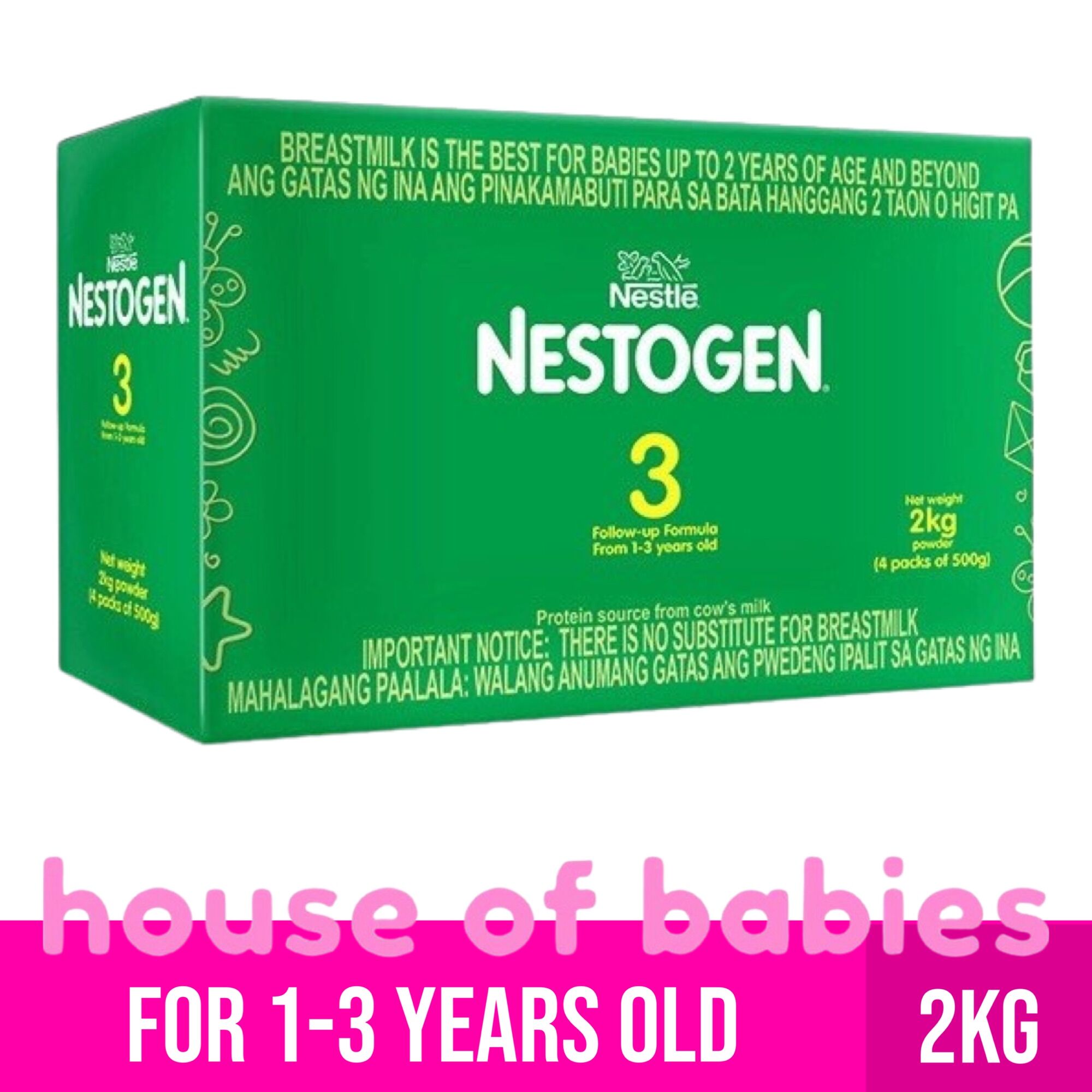 NESTOGEN 3 2kg 1-3 Years Old Milk Supplement | Lazada PH