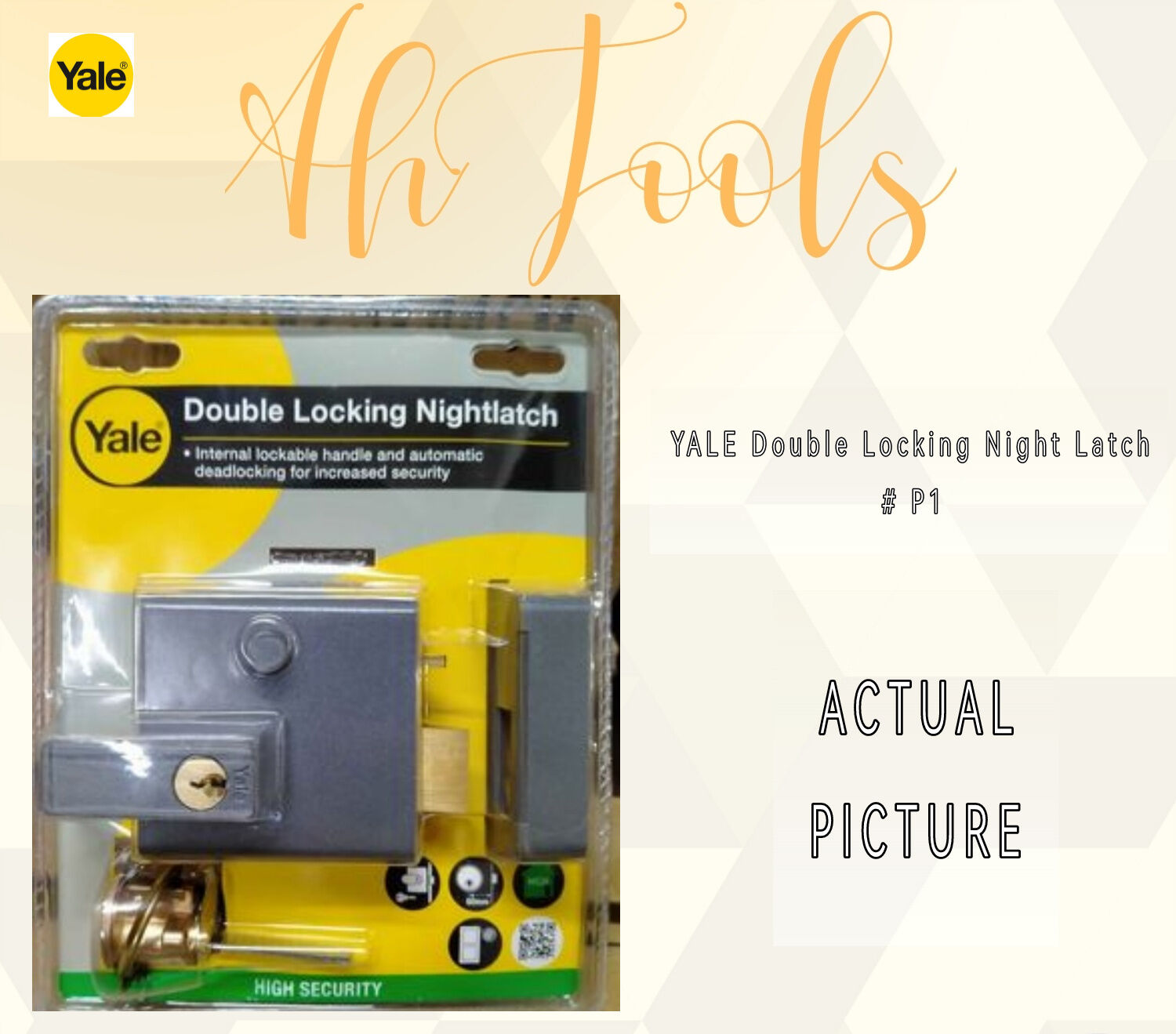 Original Yale Double Locking Nightlatch P1 | Lazada PH