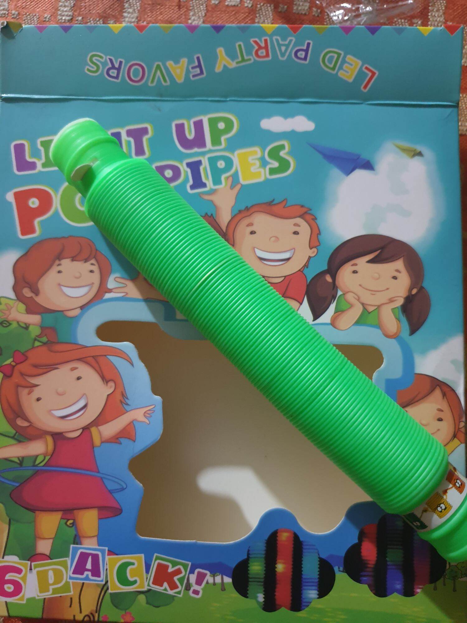 LED lights pop up tube sensory toy and splicing tube toy | Lazada PH