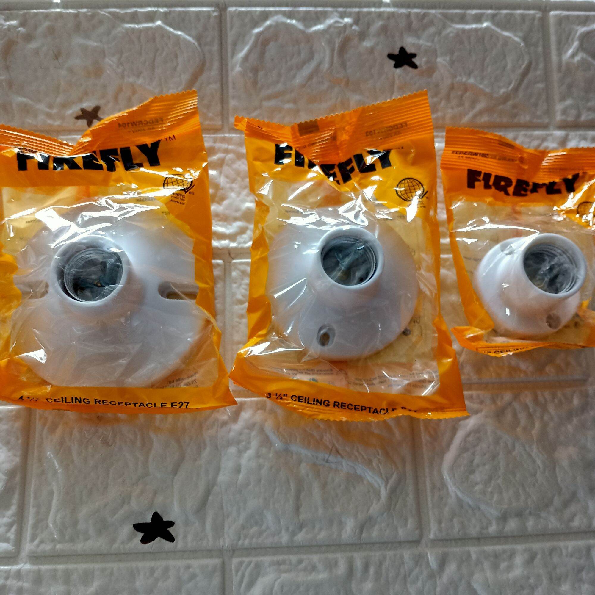 firefly receptacle 2 1/4 , 3 1/2, 4 1/4 ceiling receptacle | Lazada PH