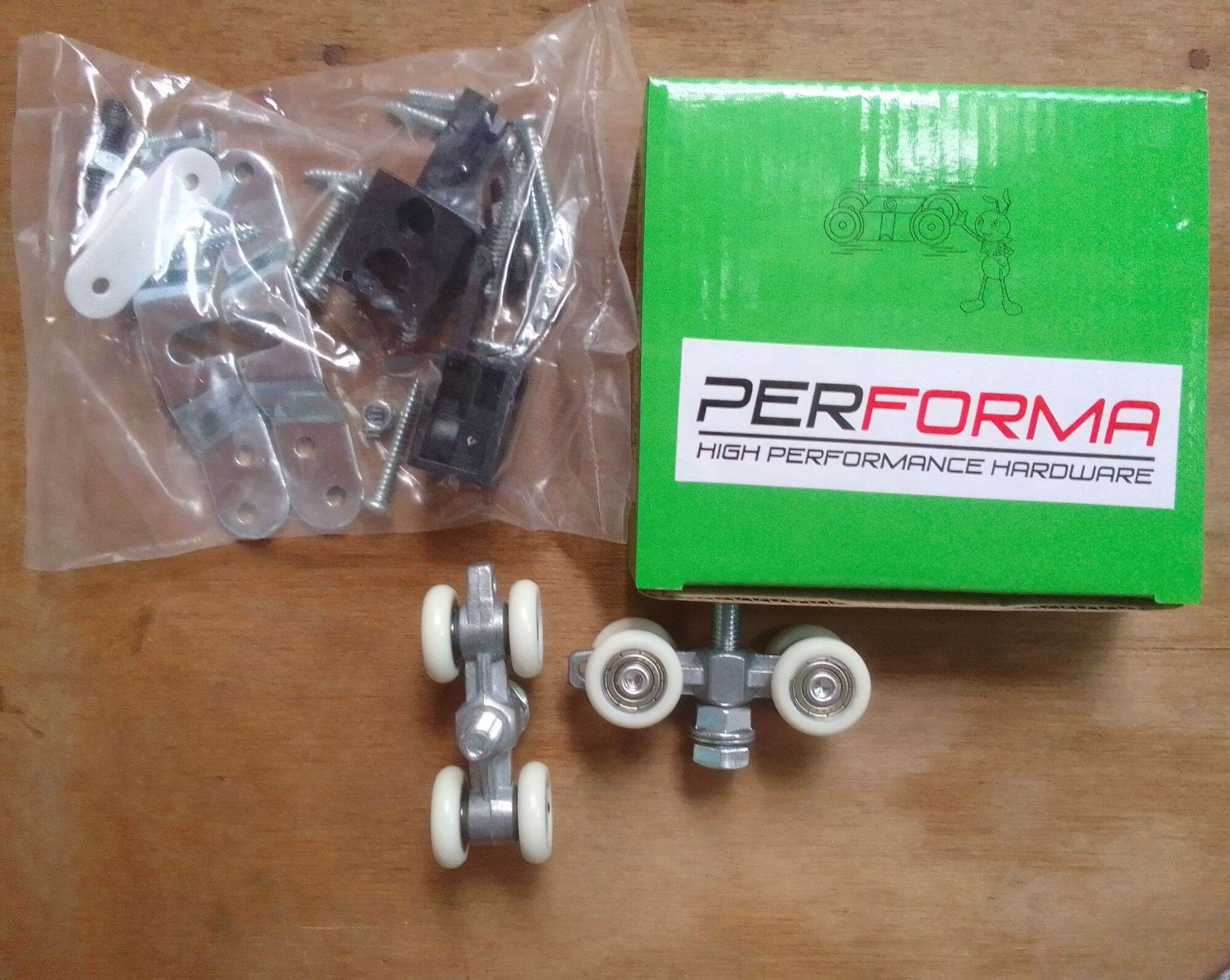 PERFORMA 4 WHEEL NYLON ROLLER NRH-018(80KG) NRM-022(60KG) SLIDING DOOR ...