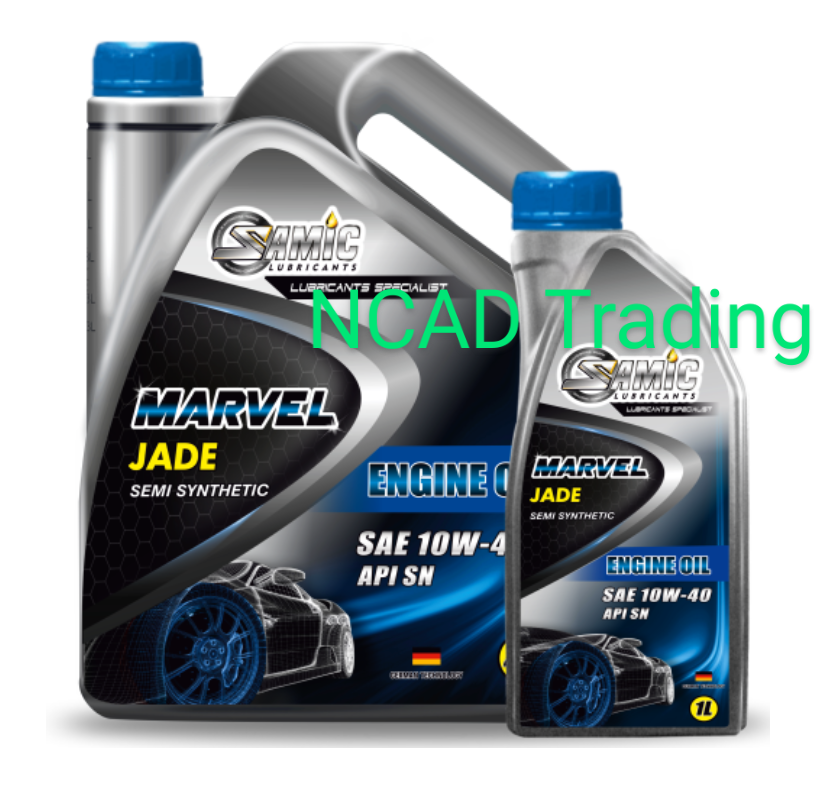 Semi Synthetic Oil Samic Mar Vel Jade 10W40 API SN VHVI for Gas ...