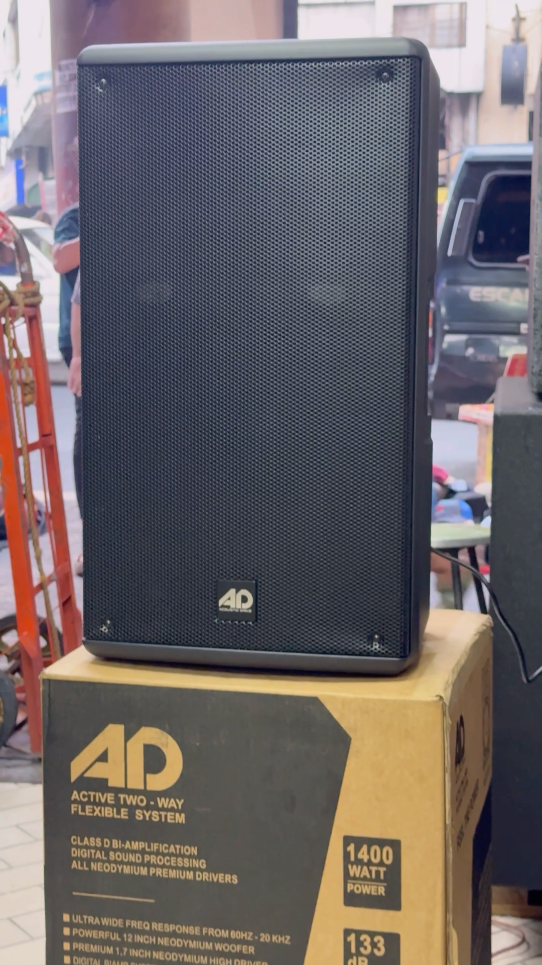 AD FLEX 912A 1400W Professional Active Speaker FIR phase 2 Way flexible ...