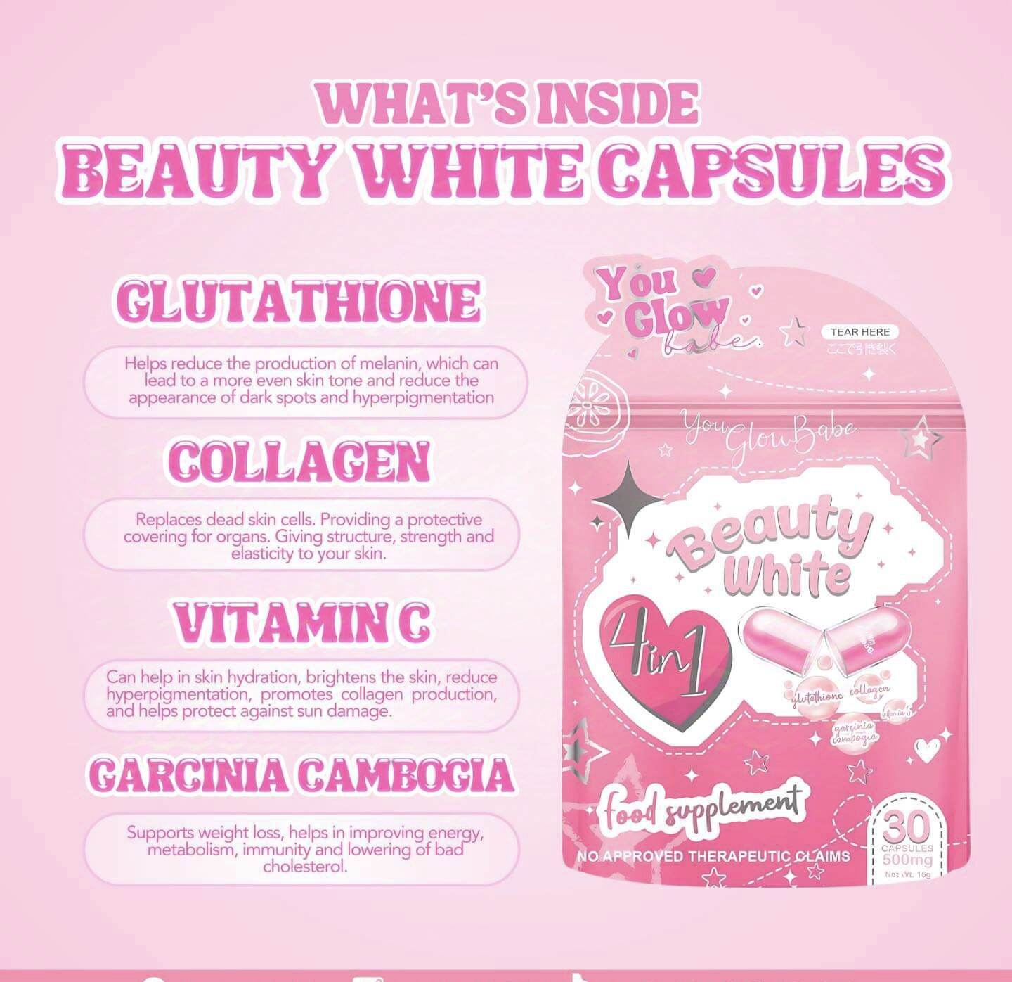 Shepu Appu Slimming Juice 150grams / Beauty White Caps by You glow ...